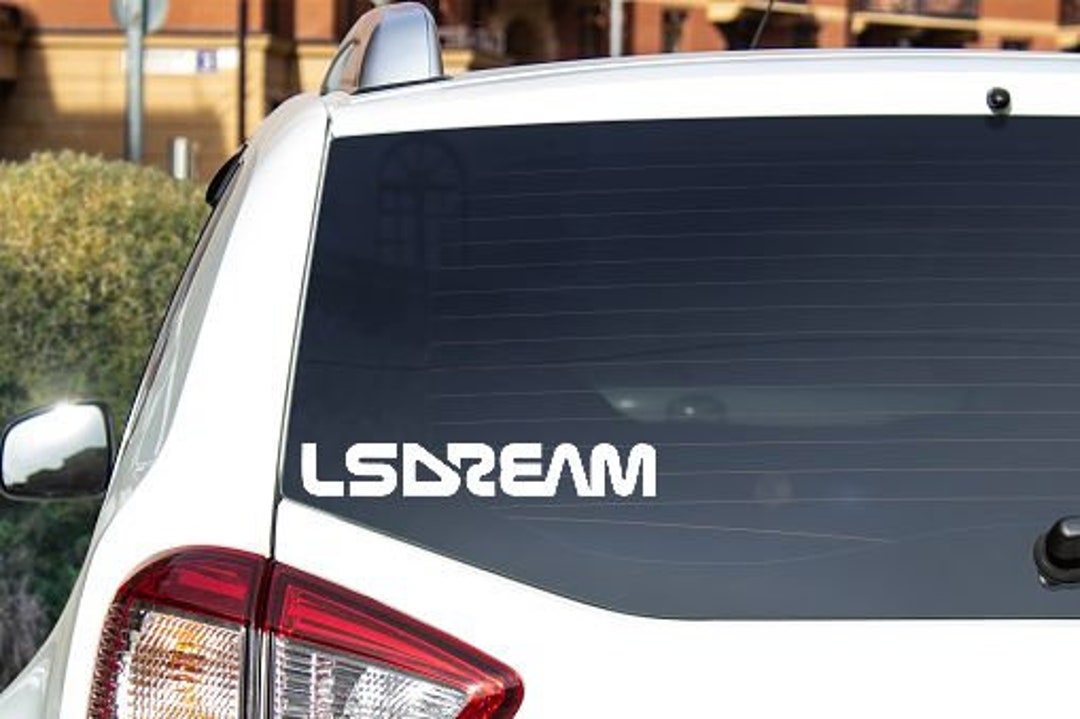 LSDREAM Name DJ Logo Vinyl Decal EDM Car Laptop Phone Window Sticker - Etsy