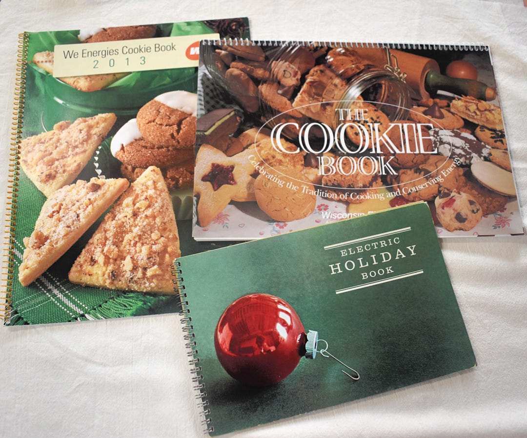 Group of 3 Wisconsin Electric and WE Energies Christmas Cookie Cooky ...