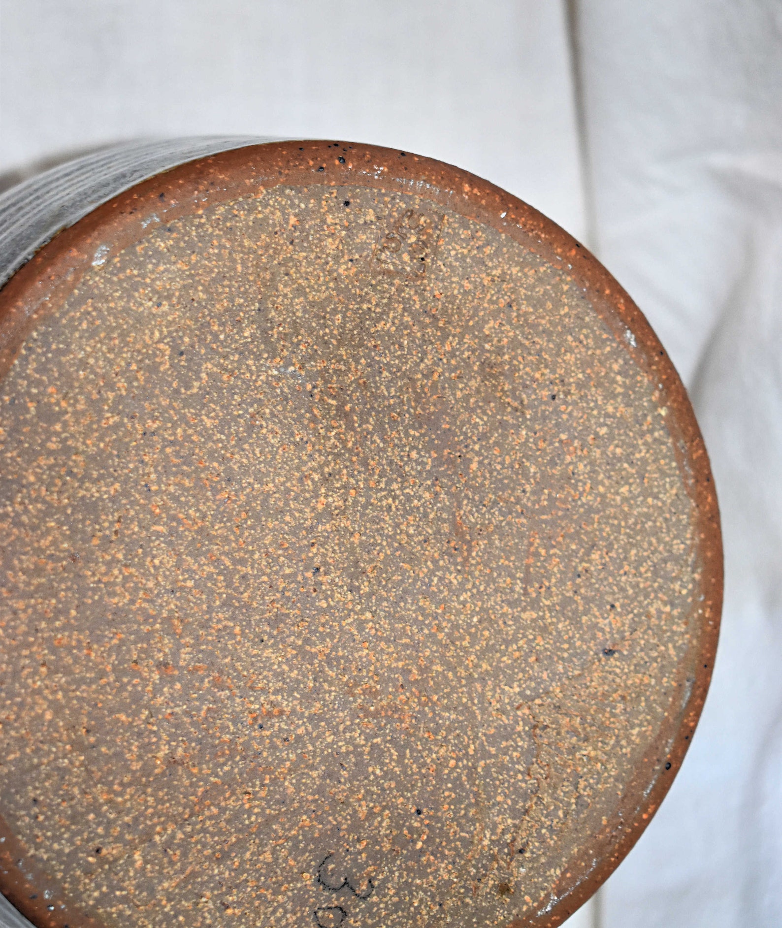 Vintage Hand Crafted Stoneware Jug Vase With Glaze in Blue - Etsy