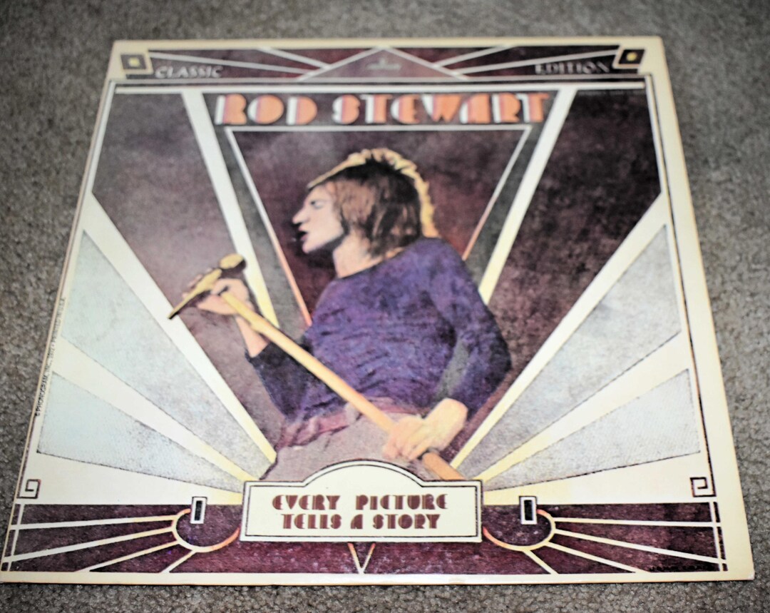 1970s Vinyl Record Album, Rod Stewart, Every Picture Tells a Story ...