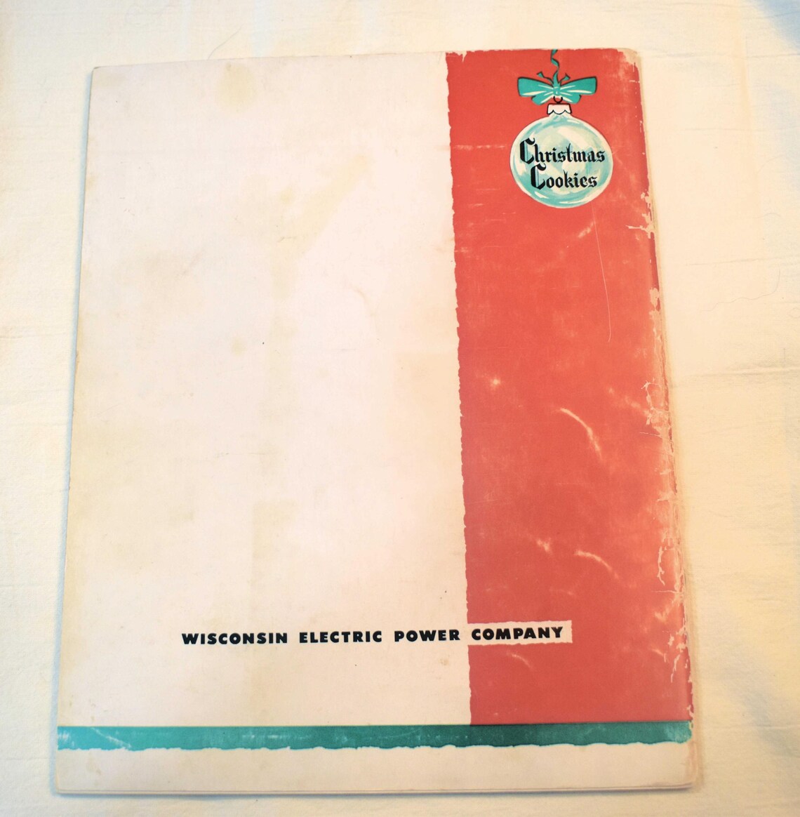 1954 Wisconsin Electric Power Christmas Cookies Cookbook, WE Energies ...