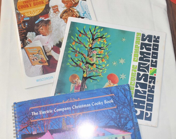 5 Vtg Wisconsin Electric Power Co Cookie Recipe Books, Wepco Christmas ...
