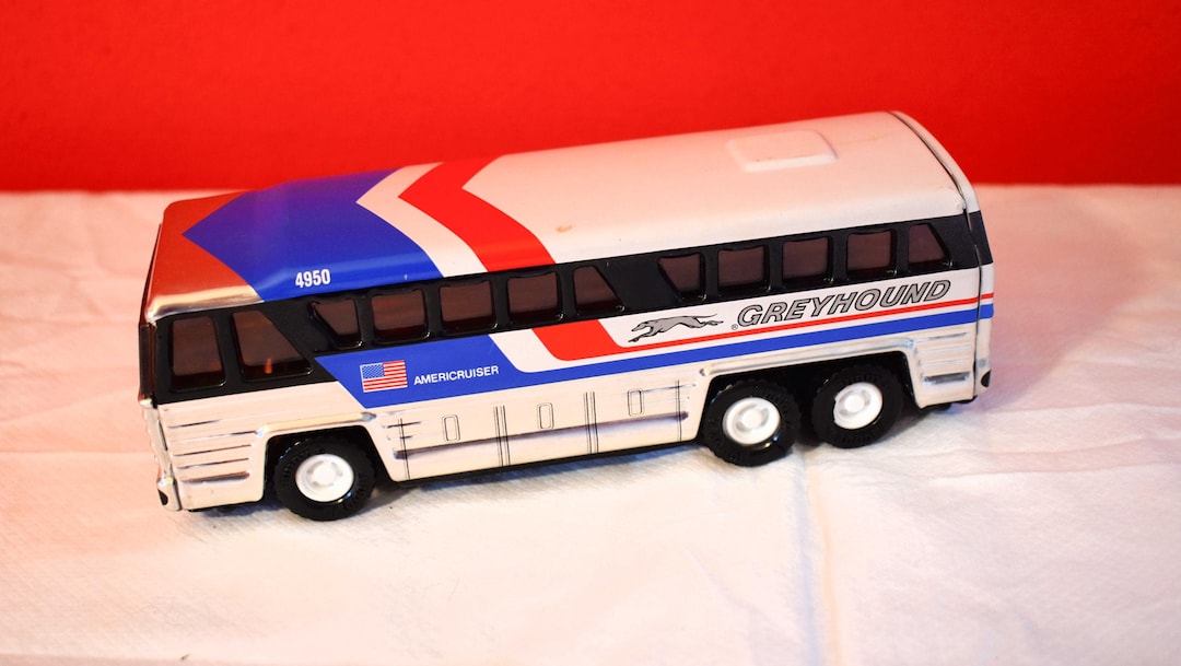1970s Buddy L, Mini Greyhound Bus Toy, Very Good Condition - Etsy