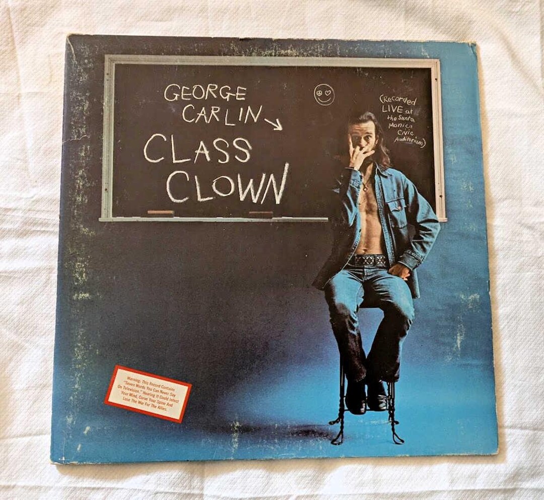 Vintage 1970s Vinyl Album Comedian George Carlin Record Entitled Class ...