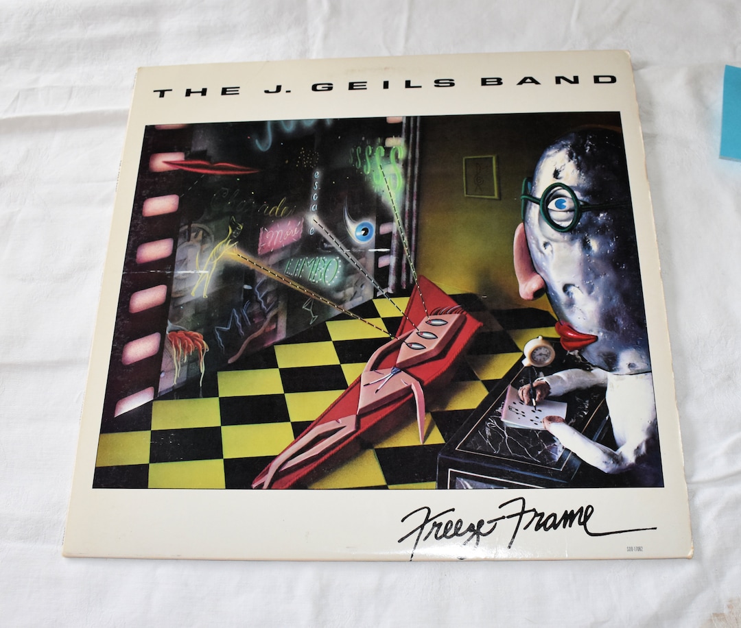 Vintage 1980s Vinyl Album J Geils Band Freeze Frame Rock Music, Classic ...