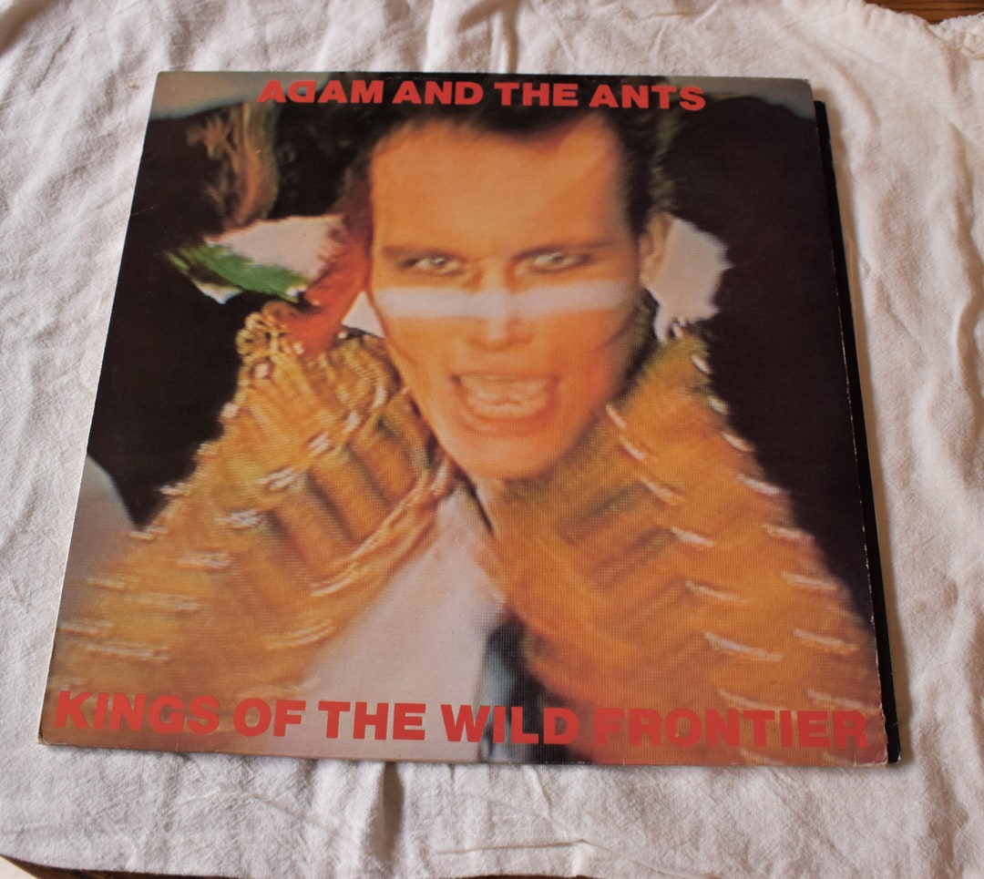 Vintage Vinyl Album 1980s Adam and the Ants Kings of the Wild Frontier New Wave Punk Music 33 ...