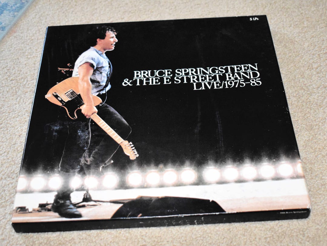 1980s Bruce Springsteen 5 Vinyl Record Album Set, With the E Street ...