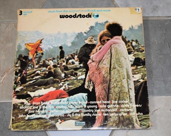1970 Original Woodstock 3 Fold Album Collection - Etsy