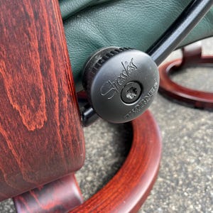 Stressless Size Large Recliner Lounge Chair and Ottoman by Ekornes ...