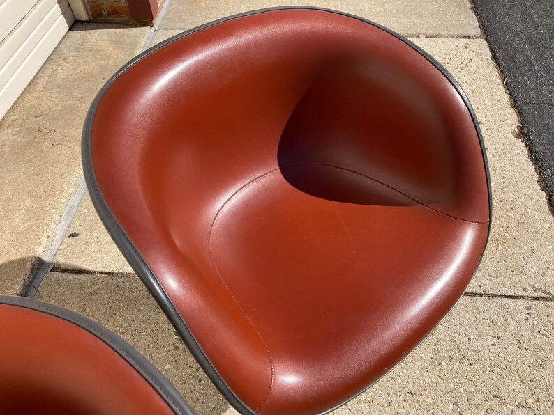 Pair Vintage Eames La Fonda Arm Chairs Model 1735 With Swivel - Etsy