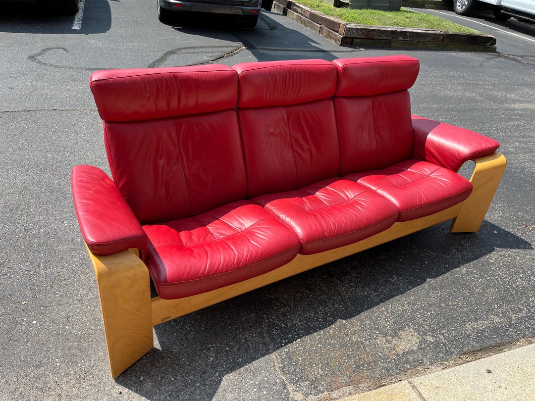 Stressless Pegasus Reclining Sofa Couch by Ekornes of Norway ...