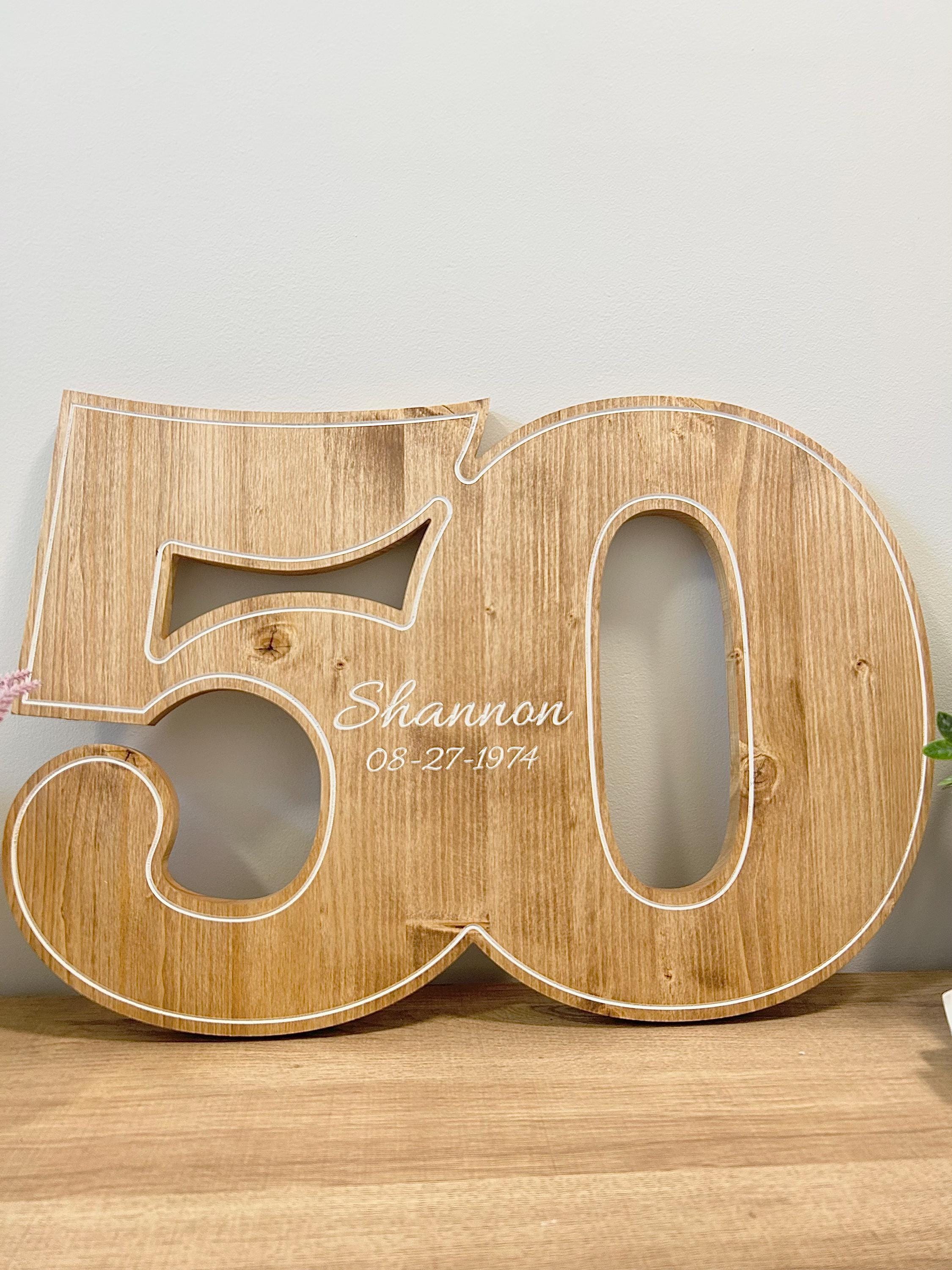 Birthday Sign | Number Sign | Personalized Anniversary Sign ...