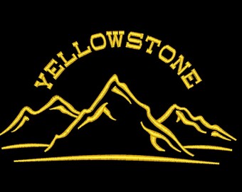 Yellowstone Embroidery Design | Etsy