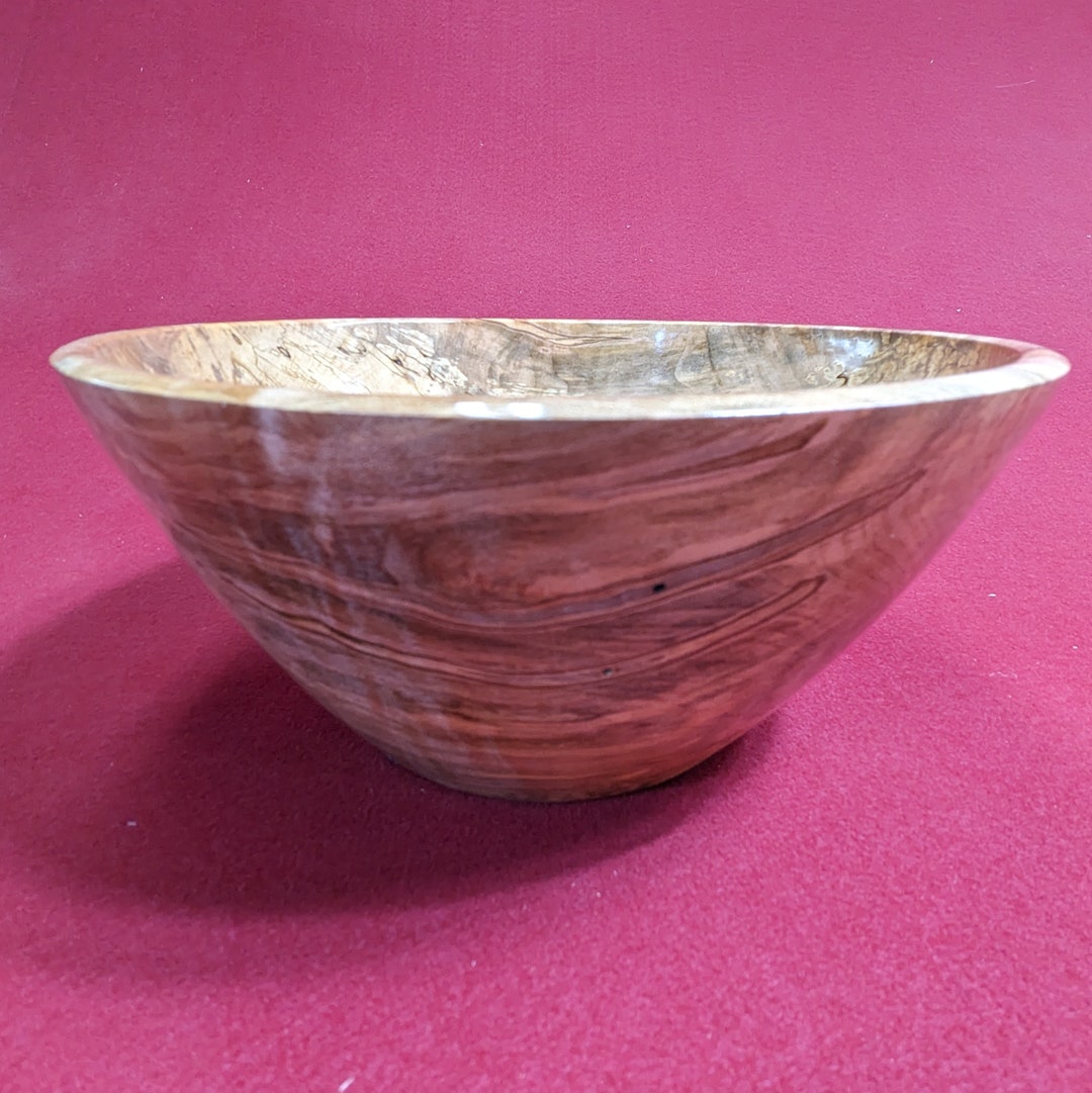 Spalted Ambrosia Maple Serving Bowl - Etsy