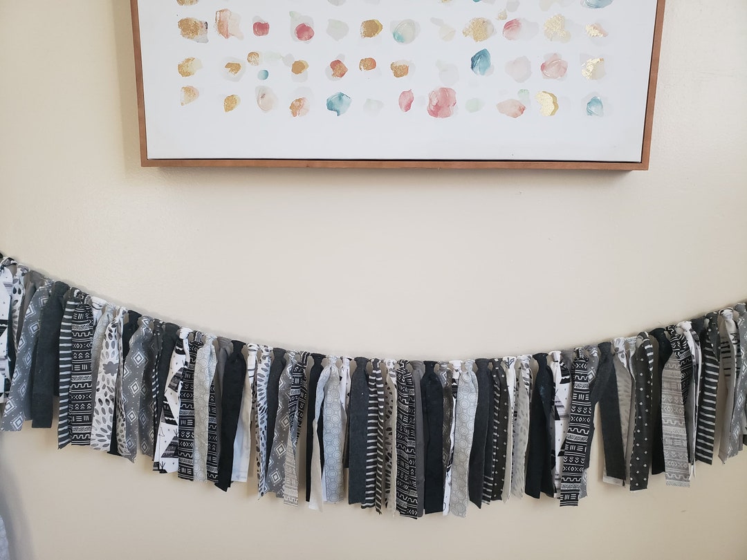 Black and White Adventures Banner [70in] - Etsy