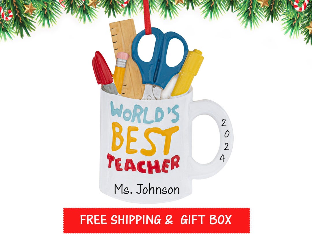 Décoration de professeur 2025, décoration personnalisée du meilleur ...