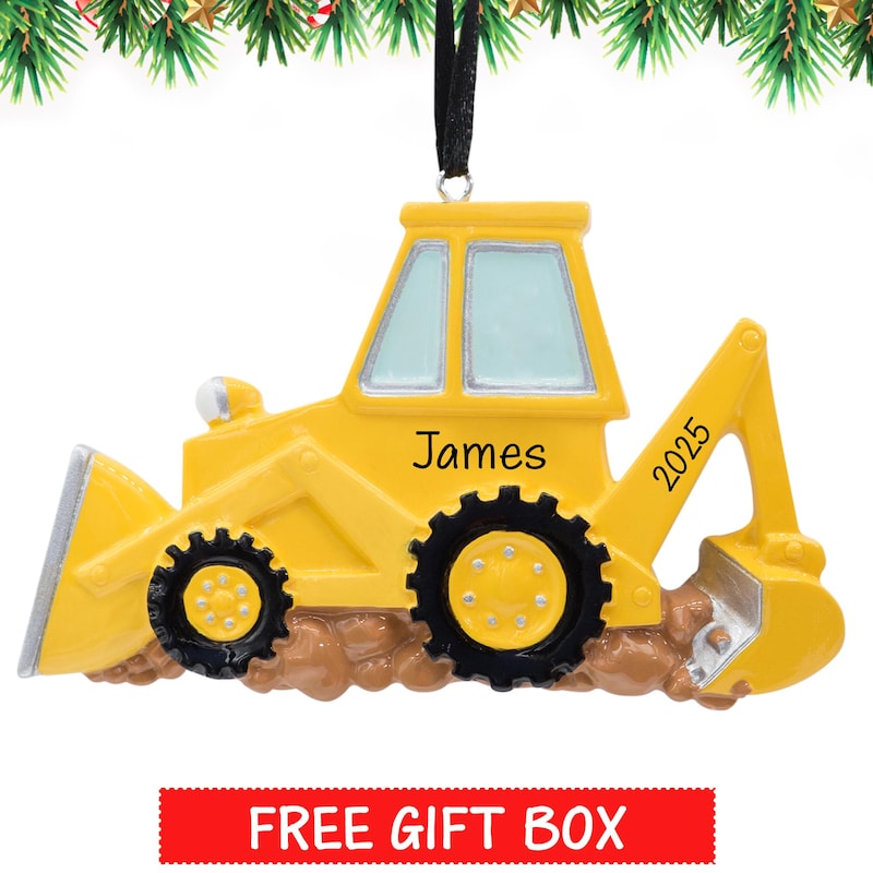 Excavator Personalised - Etsy