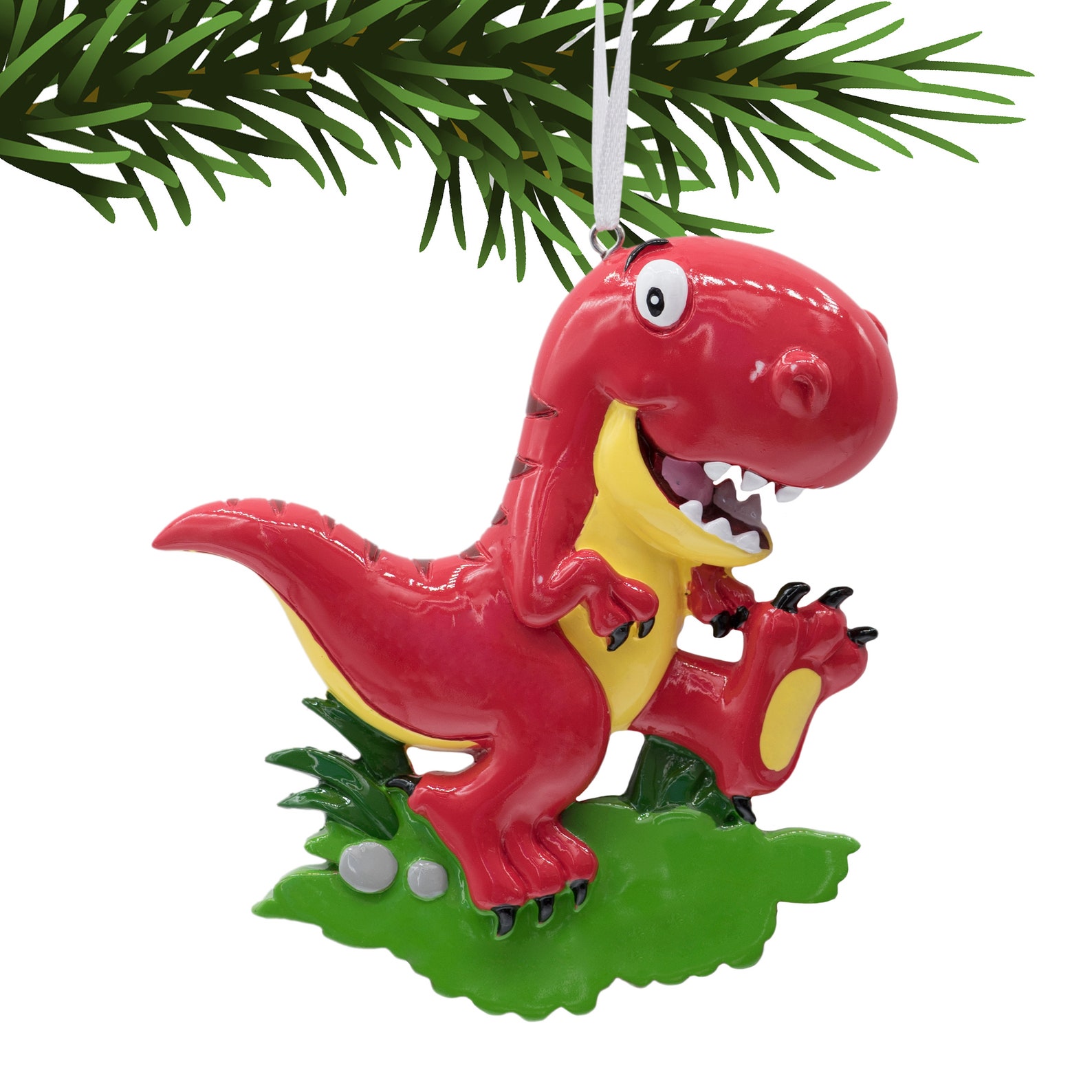 Personalized T-rex Ornament T-rex Christmas Ornament - Etsy