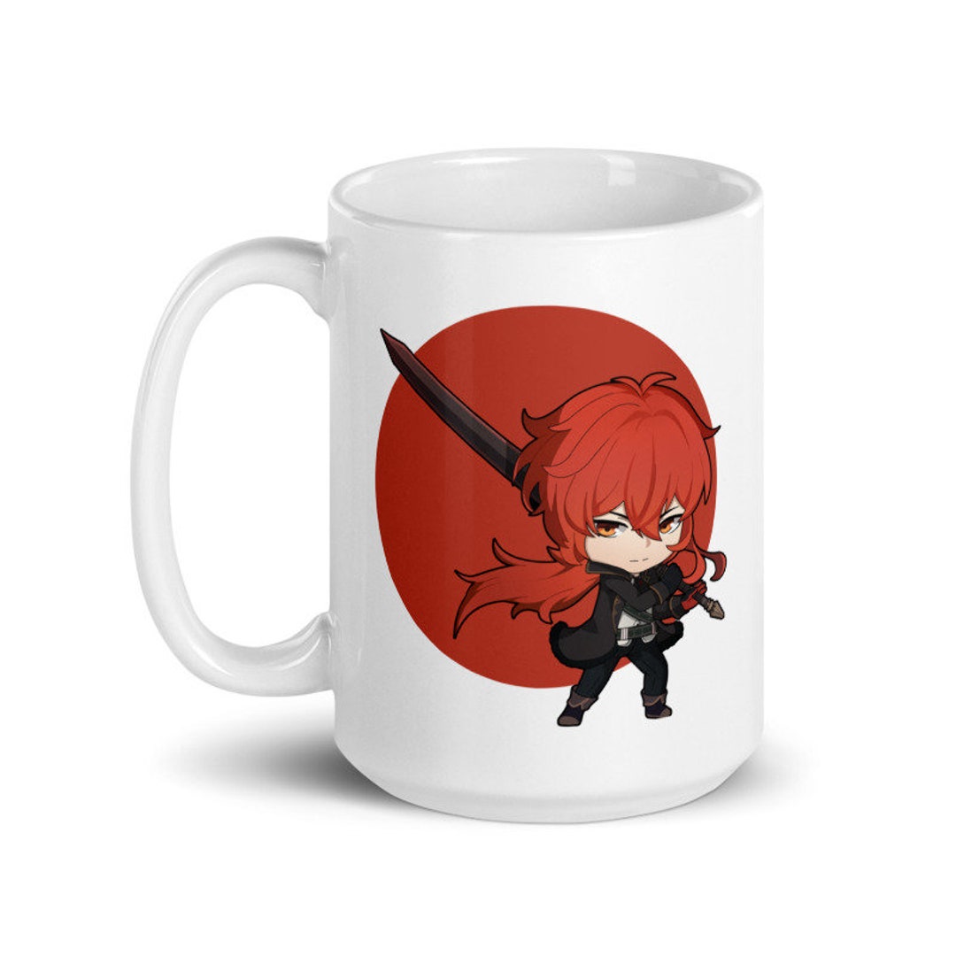 Diluc Mug | Genshin Impact - Etsy