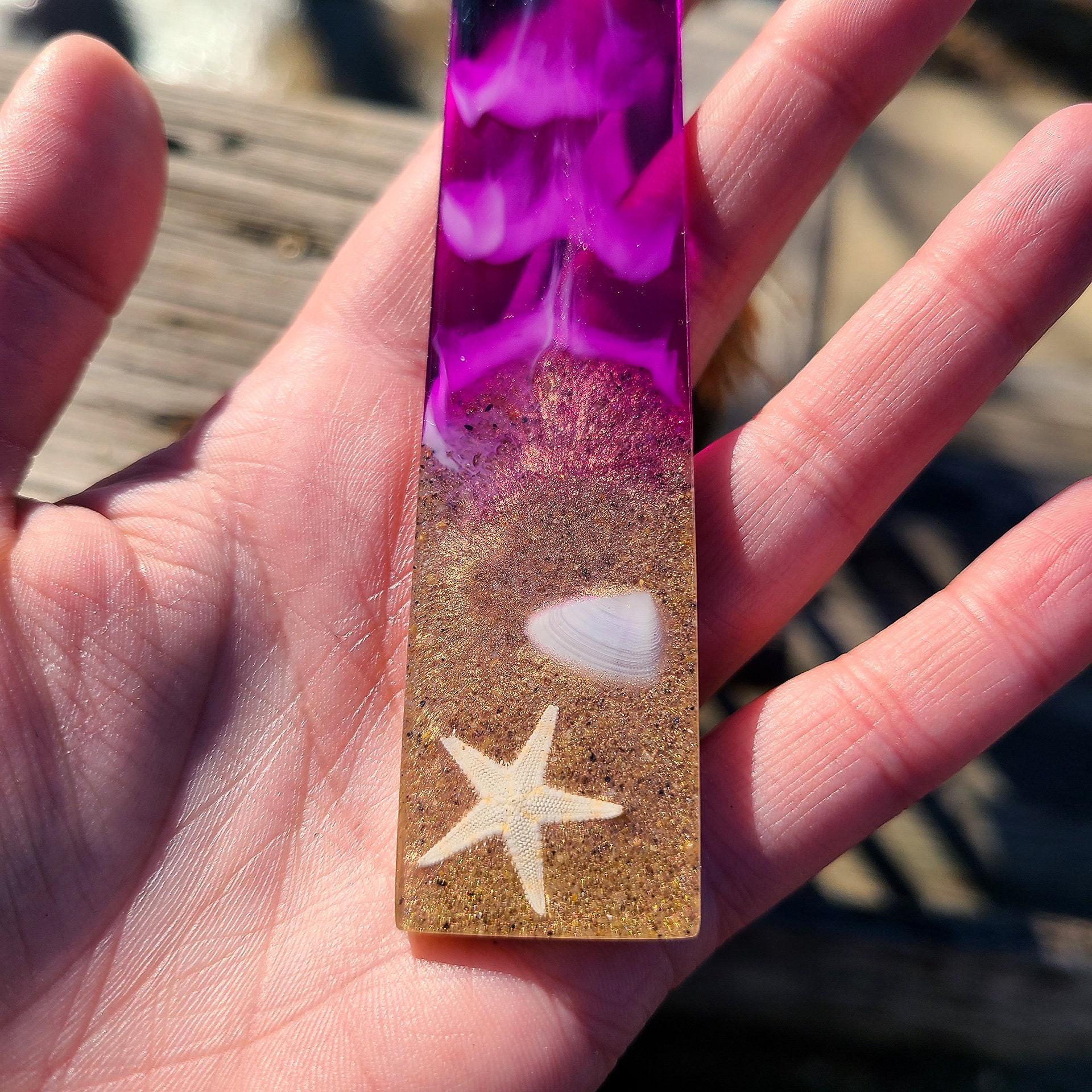 Mermaid Style Beachy Bookmarks - Bookmark - Bookworm - Unique Gifts ...