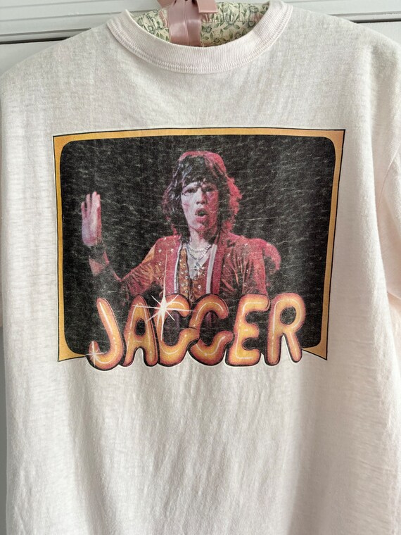 Vintage Rare 70s Mick Jagger Rolling Stones ringer te… - Gem