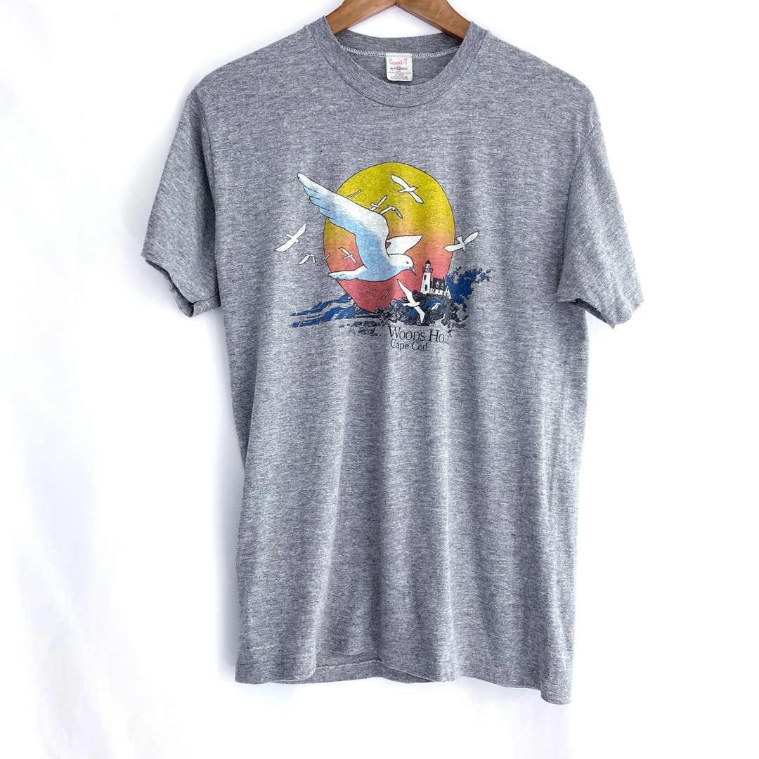 Vintage Late 70s / 80s Cape Cod Single Stitch Tee | 1970s 1980s Unisex ...