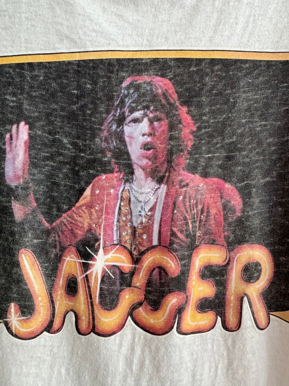 Vintage Rare 70s Mick Jagger Rolling Stones ringer te… - Gem