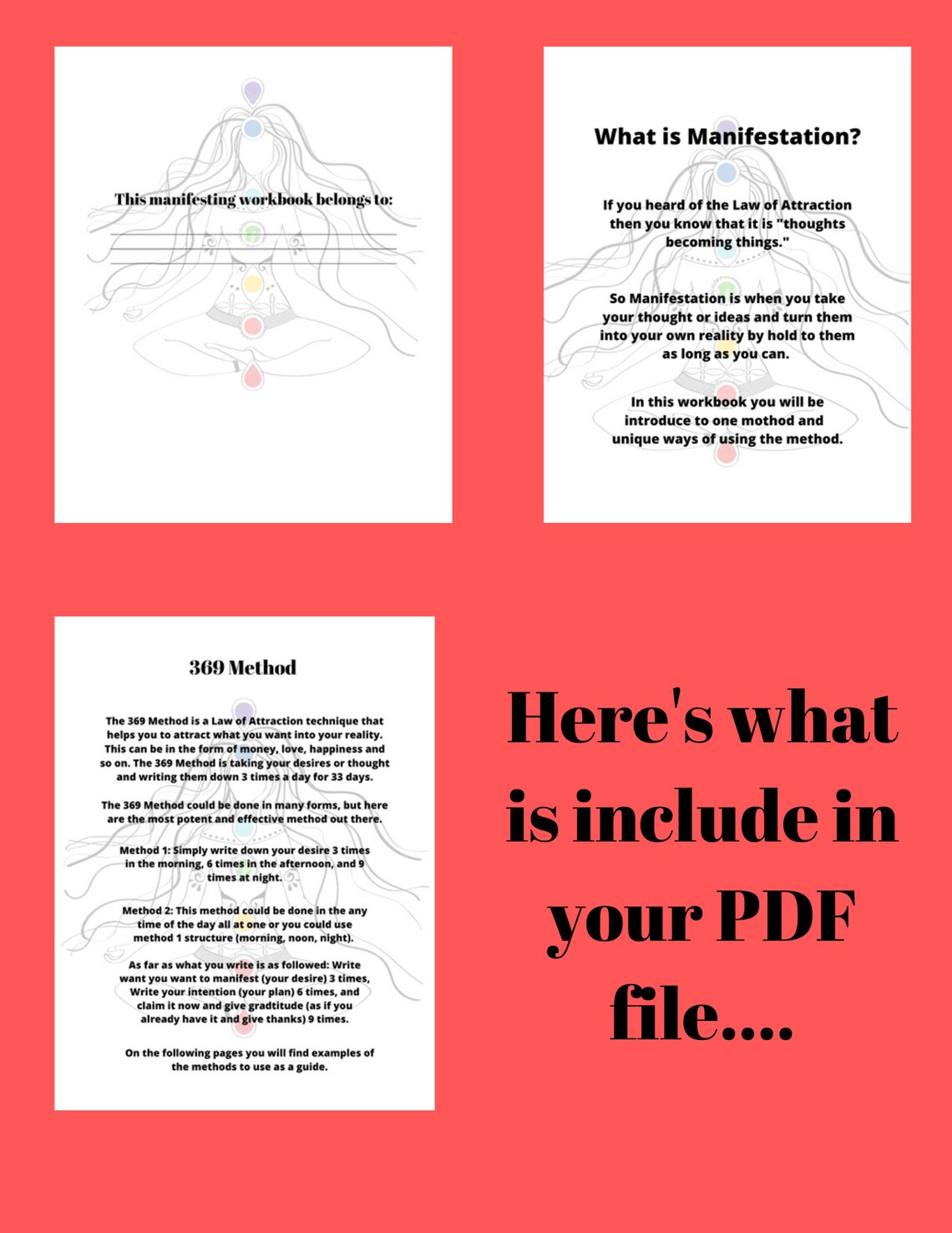 3-6-9 Method 369 Manifestation Manifestation Technique | Etsy