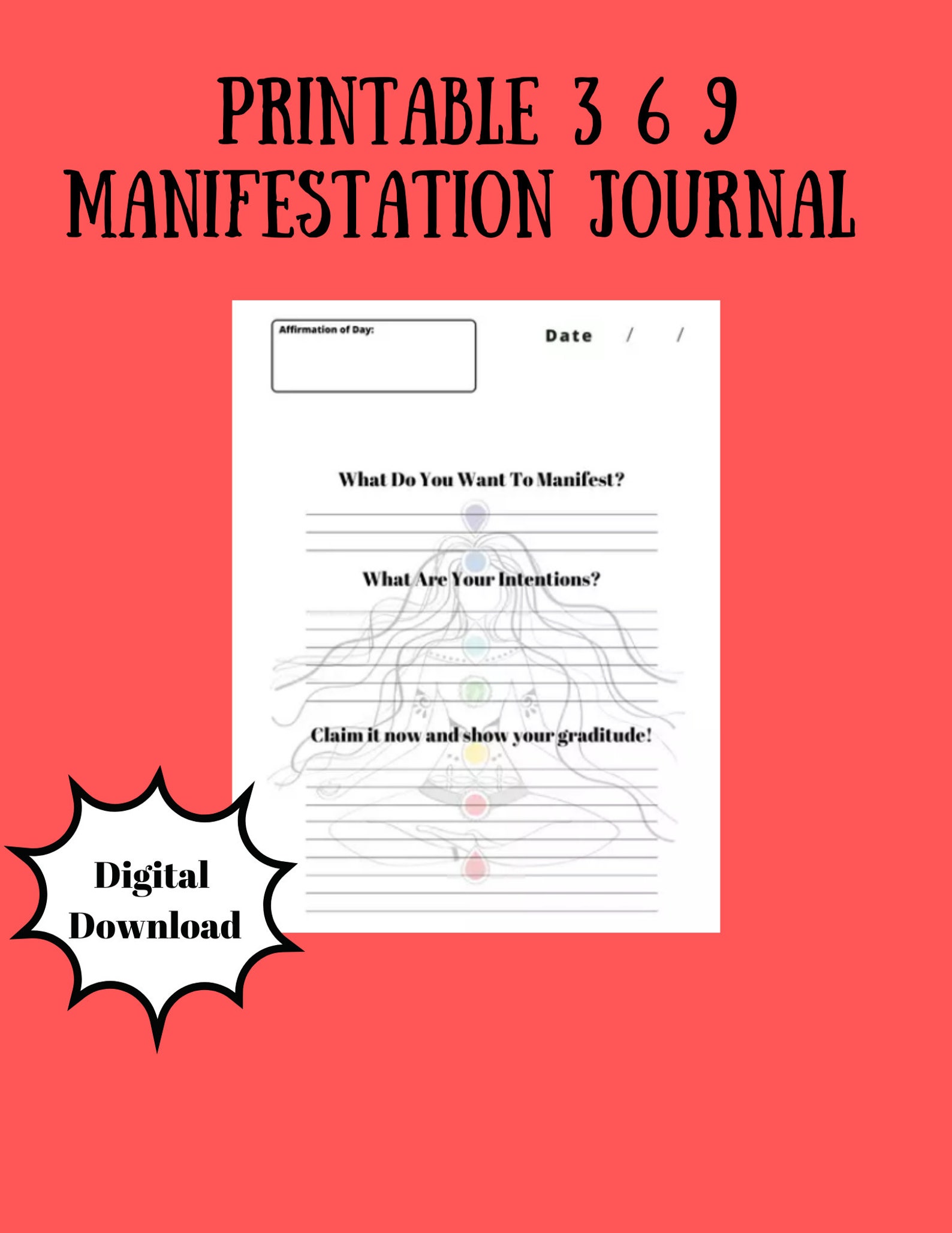 3 6 9 Method 369 Manifestation Manifestation Technique Etsy