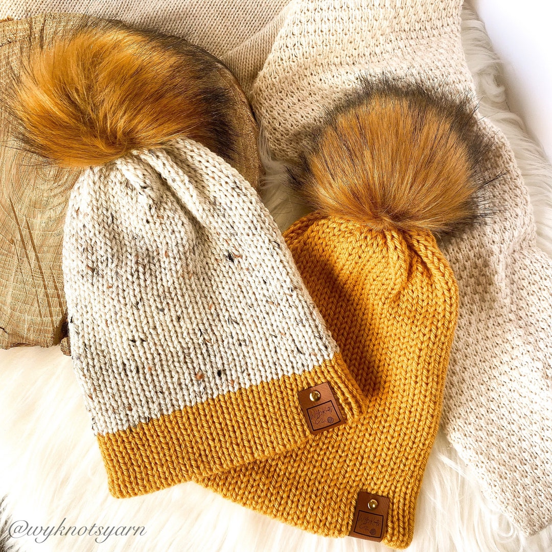 Basic Double Knit Beanie - Etsy