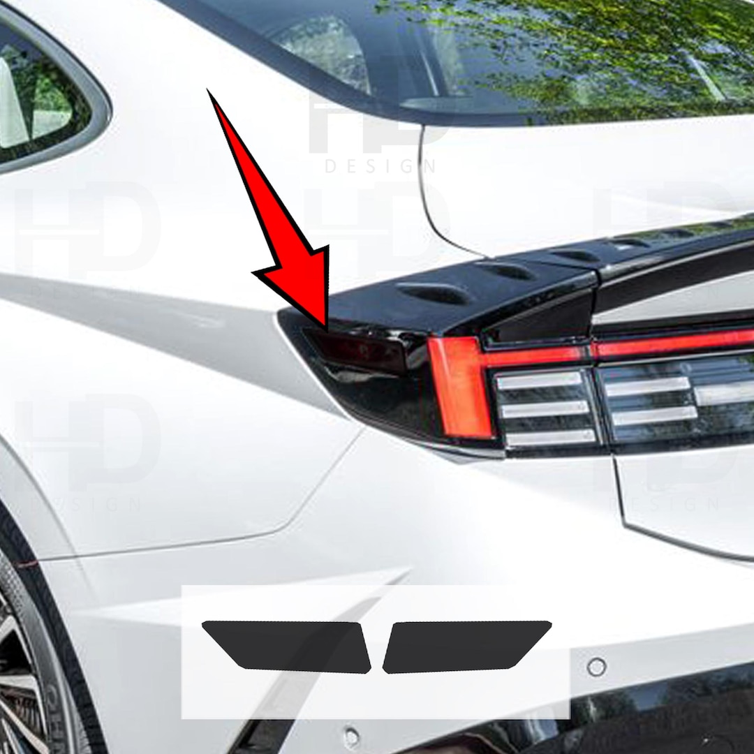 HDUSA Fits Hyundai Sonata 2024-2025 Rear Side Markers Tail Light Decals ...