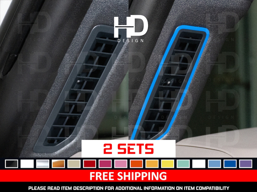 HDUSA Defrost Vent Vinyl Decal Fits Full Size Bronco 2021 2022 2023 ...