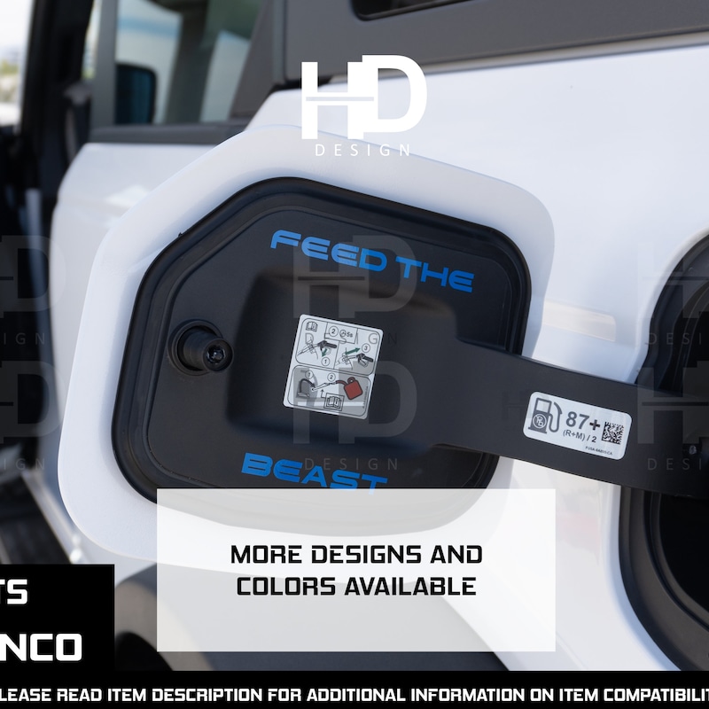 Bronco Ford Gas Cap Decal - Etsy