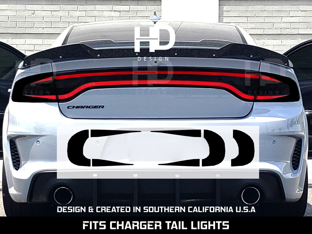 HDUSA V5 Tail Light Black Race Track Vinyl Overlay Decal Cover - Etsy