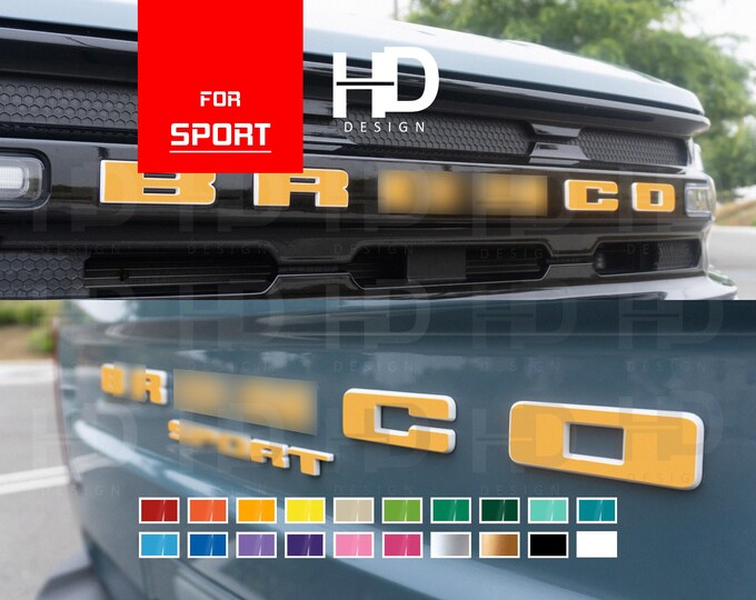 2021 Ford Bronco Sport Rocker Panel Graphic Decal MATTE BLACK - Etsy