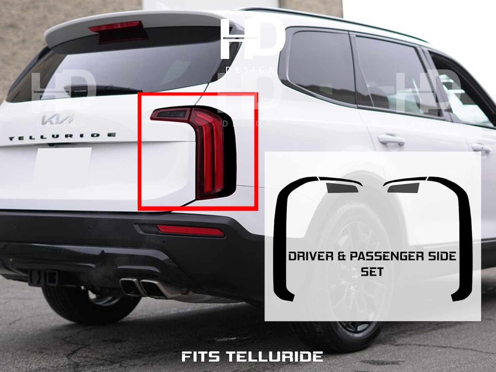 HDUSA for 2020-2022 Kia Telluride Tail Light Rear Reverse - Etsy