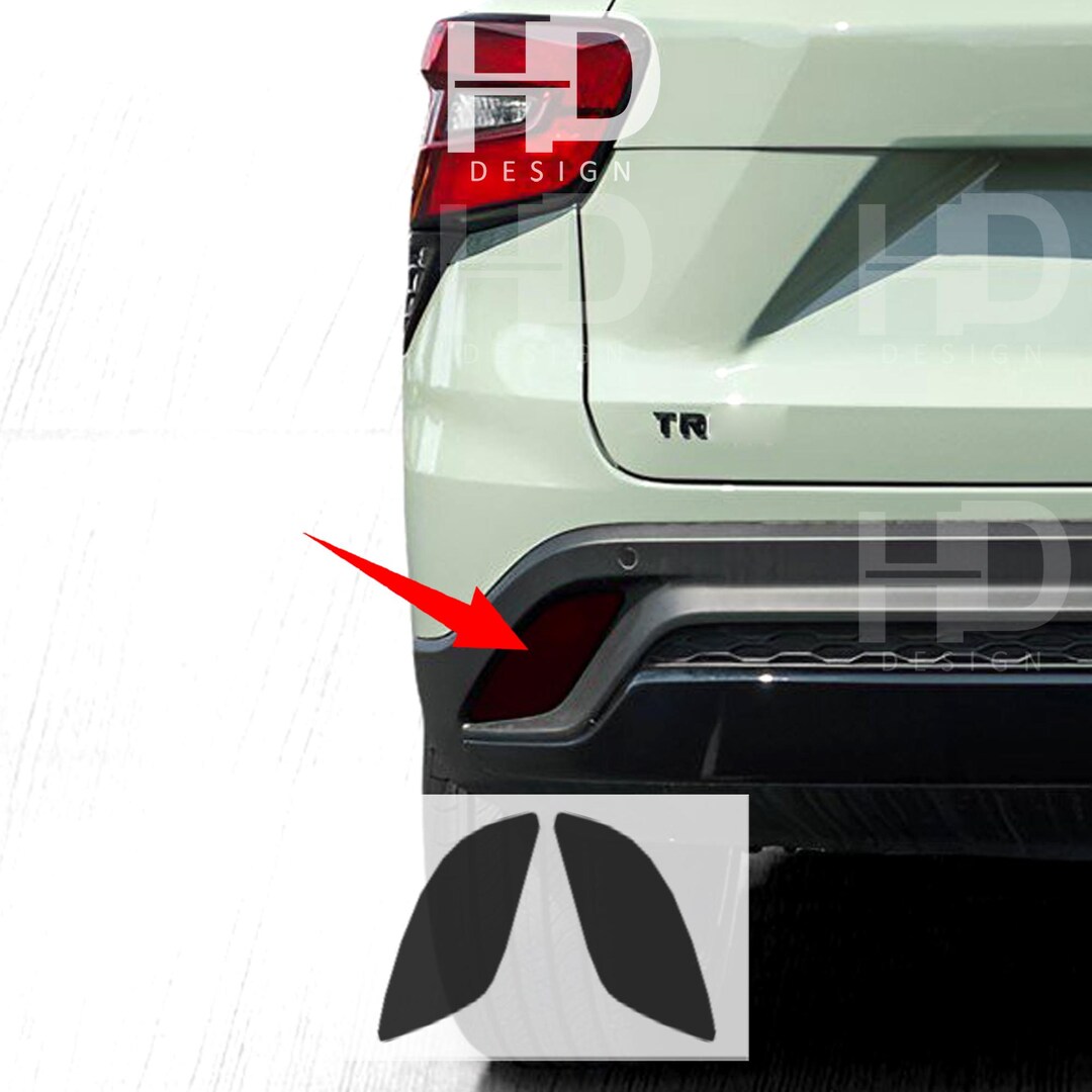 HDUSA Fits Chevy Trax 2024 Rear Bumper Marker Reflectors Precut Dark ...