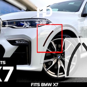 HDUSA Fits BMW X7 2019-2023 Front Side Marker Dark Out Vinyl Tint ...