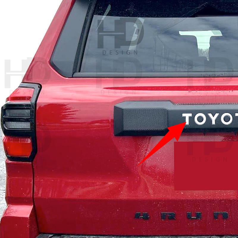 Toyota 4 Runner Rear Decal - Etsy