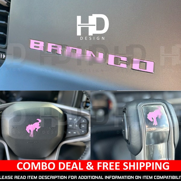 Bronco Letter Decal - Etsy