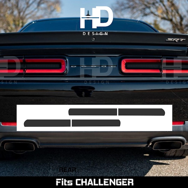 Dodge Challenger Tail Light Decals - Etsy