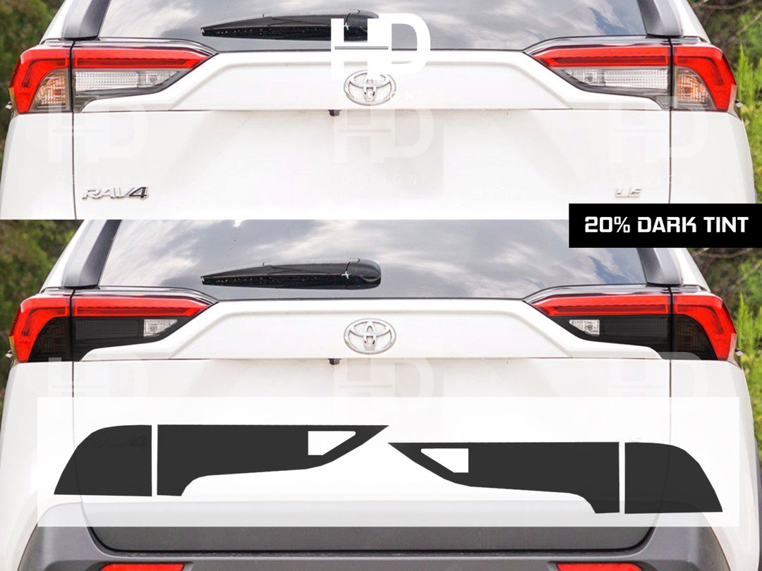 HDUSA Fits Toyota RAV4 2019-2025 Tail Light Rear Reverse Cut Out Precut ...