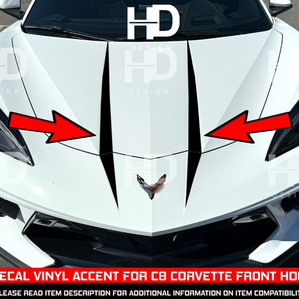C8 Corvette Hood Decals - Etsy