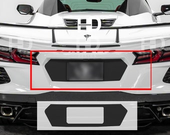 HDUSA Fits 2020-2024 Chevy Corvette C8 Wing Rear Spoiler Side C8R Red ...