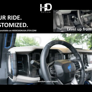 HDUSA Fits Bronco Dashboard USA American Flag Vinyl Decal Sticker Dash ...