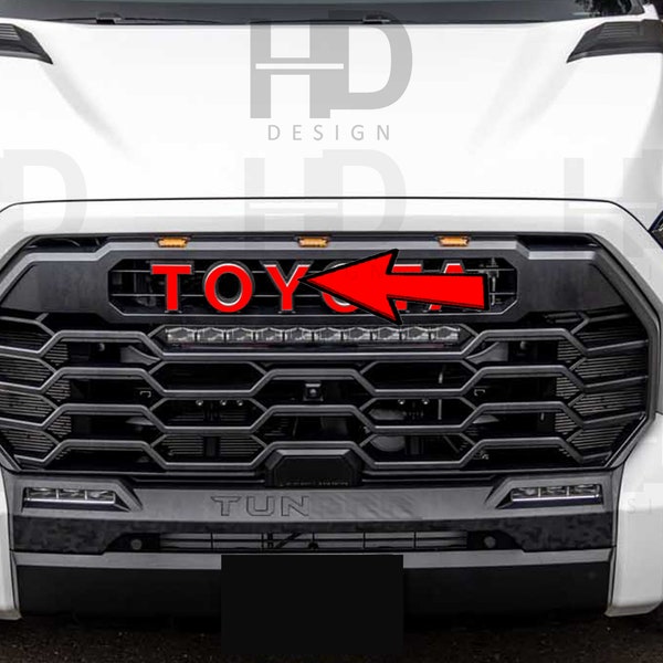 Tundra Trd Pro Grille Letters - Etsy