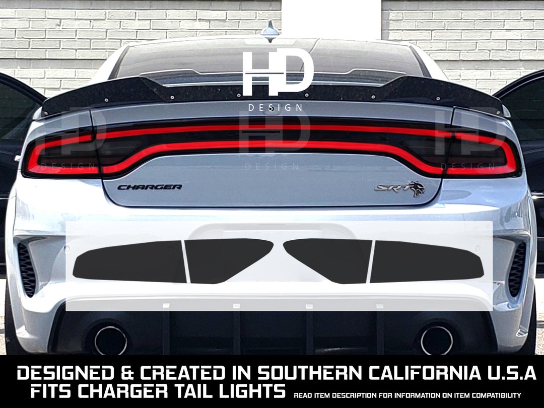 HDUSA Fits Dodge Charger 2015-2023 Tail Light Rear Precut Dark Blacked ...
