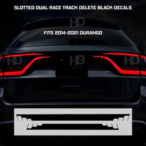 Dodge Durango Tail Light Racetrack Decal Center Overlay Fits - Etsy
