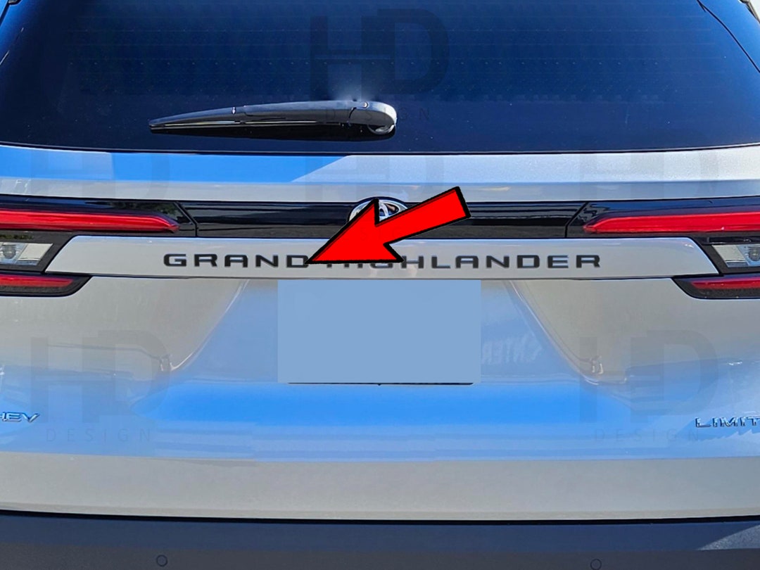 HDUSA Tailgate Letters Decals Fits 2024 Toyota Grand Highlander More ...