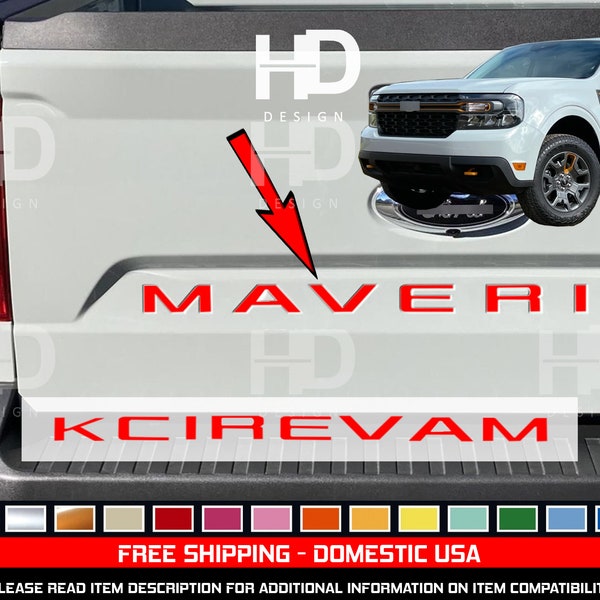 Maverick Tailgate Letters - Etsy